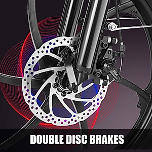 ANCHEER 26 inch Electric Bike for Adults, Commuting Ebike with 36V 10.4Ah Battery, 250W Motor Electric Mountain Bike, and Professional 21 Speed Gears