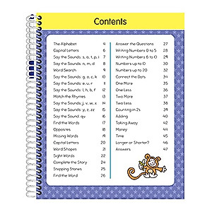 Wipe Clean Preschool Workbook for Kids Ages 3-5: Activities including Early Math, Letter and Number Tracing, First Phonics, Counting, Pen Control and More! Includes Dry Erase Marker