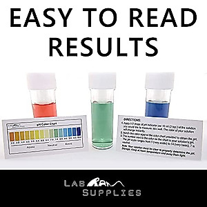 pH Indicator Test Drops, Universal Application (pH 2.0-10.0), 100 Tests| for Drinking Water, Urine, and Saliva | Contains 10 ml Bottle of Solution and 20 ml Screw Top Plastic Bottle