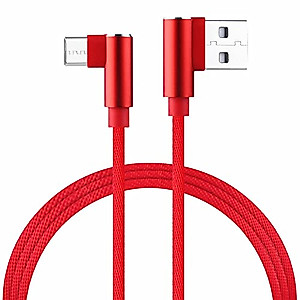 BGNTBUK Rs-232 Cable 10 Feet Micro USB L Type Interface Smartphone Charging Data Cable 3A Smart Fast Charging Cable 1m Microphone Cord Extender