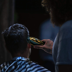 KEMEI Professional Hair Clippers Hair Trimmer for Men Cordless Mens Hair Cutting Kit 1986 Pro for Barbers with LED Display Rechargeable Quite