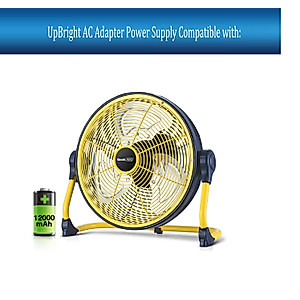 UpBright 24V AC/DC Adapter Compatible with Geek Aire CF1 CF1SE Rechargeable Outdoor High Velocity Floor Fan 12'' Portable 12000mAh Battery Operated CF-1 ACT-240150 TP04-240150U 24VDC 1A Power Charger
