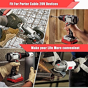 VINIDA Upgraded 2 Packs PCC685L 6.0Ah 20V Replacement for Porter Cable 20V Battery Compatible with Porter Cable 20V Max Batteries PCC680L PCC682L PCCK602L2 PCC600 PCC640 Cordless Power Tools Battery