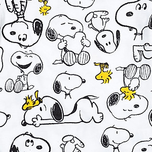 Peanuts Snoopy Charlie Brown Baby Boys 5 Pack Short Sleeve Bodysuit Multi 24 Months