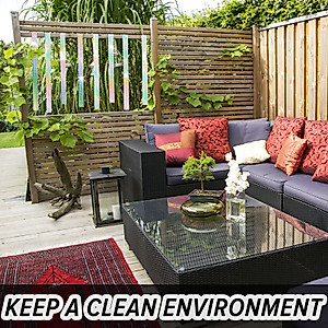 MP mypole Bird Scare Tape Ribbon, 2 * 300 Foot Reflective Tape Ribbon for Birds Woodpecker Scare Reflective Flash Tape Scare Birds Away for Outdoor, House, Garden, Patio, Orchard