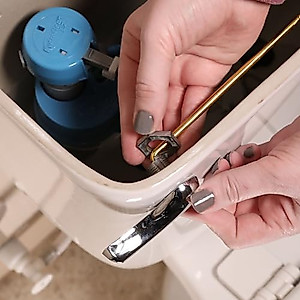 DANCO Toilet Handle Replacement, Chrome, 8 inch, 1-Pack (80806)