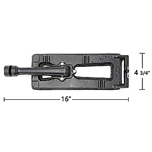 Shengyongh CC29251 (3-Pack) 16 inch Cast Iron Burner Replacement Parts for Members Mark Y0101XC Y0660LP Y0600LP2 Y0005XC-2 Sam's Club, Grand Hall Y0005XC, Y0005XC-1 CISC Gas Grill