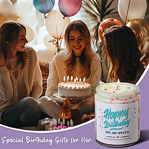 Birthday Gifts for Women - Sister Birthday Gifts - Best Friend Birthday Gifts - Vanilla Scented Candle Gifts