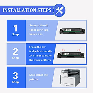 206X Toner Cartridge (with Chip) Compatible for HP W2110X W2111X W2112X W2113X Toner, Work for Color Pro M255dw M255nw MFP M282nw M283 Series Printers 1 Yellow