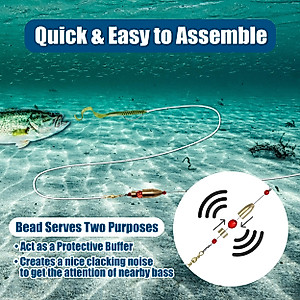 Reaction Tackle Carolina Rig - 1/2oz - Black