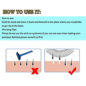 Facial Hair Removal, FINDTICI Face Epilator tool for Women, Works Well on Fine, Downy Hair on the Upper Lip, Chin, Cheeks and Sideburns