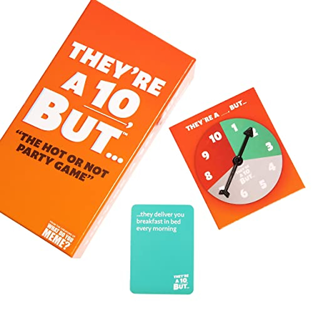 They're a 10 But...The Hot or Not Party Game - Fun Card Games for Adults by What Do You Meme®