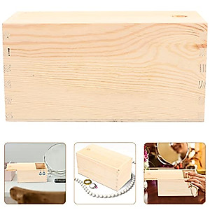 Box Box Pull Out Wooden Box Wooden Jewelry Organizer Decorative Storage Case Wooden Jewelry Holder Wood Jewelry Case Sundries Storage Case Decorative Jewelry Case Jewelry Container