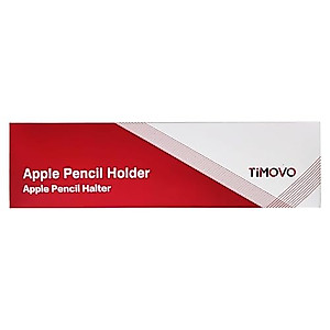 TiMOVO Pencil Holder Compatible with Apple Pencil Pro/Apple Pencil (USB-C)/Apple Pencil (1st & 2nd Gen), Elastic Pencil Pouch Adhesive Pen Sleeve Attached to iPad Case for Stylus, Dark Gray