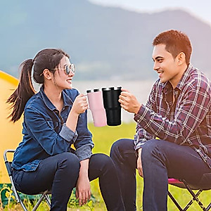 Sursip 30oz Insulated Mug/Tumbler With Lid and Straw,Stainless Steel Vacuum Tumbler,Keep Cold and Hot,BPA Free,Leak Proof,Dishwasher Safe,Car Holder,Gifts/Travel Mug/Coffee Tumbler(Whtie-1Pack)