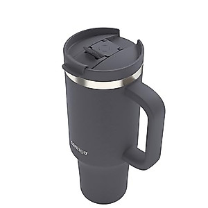 Contigo Streeterville 40oz Tumbler, Stainless Steel Vacuum Insulated, Leak-Proof, Cold for 29 Hours, Darkstone