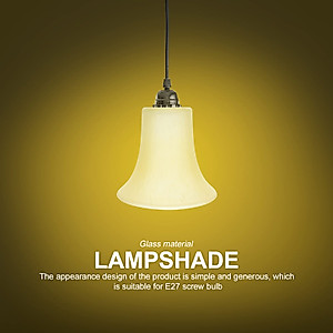 Uonlytech Chic and Stylish Lampshade Frosted Glass Fit for Table Ceiling Floor Lamps