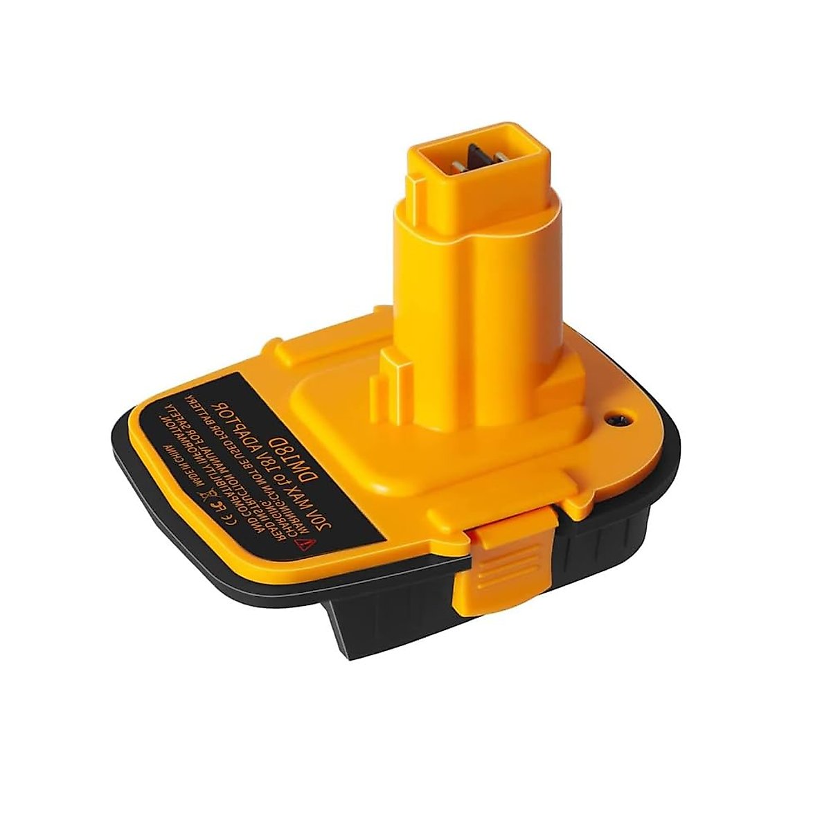 Battery Adapter DM18D with USB,Compatible with Dewalt 18V Tools.Convert for DeWalt 20V & for Milwaukee M18 Lithium Battery to NiCad & NiMh Battery Tools (1 Pack)