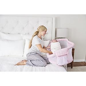Halo Bassinest Swivel Sleeper Premiere Series Bassinet, Rose Leaf