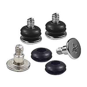 Sara-u 20pcs Computer Case Shockproof Screws + Shock Absorption 3.5-inch HDD Shock Absorption Screws