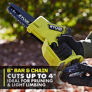 RYOBI 18V ONE+ HP 6" COMPACT BRUSHLESS PRUNING CHAINSAW TOOL ONLY (RENEWED)