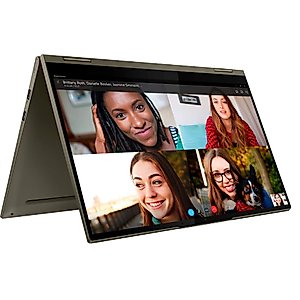 Lenovo Yoga 7i Laptop with 15.6" FHD 500 nits Touchscreen, 11th Gen Intel i7-1165G7, 1TB SSD, 16GB DDR4, HDR 400, Wi-Fi 6, BT 5.0, and Windows 10 Pro