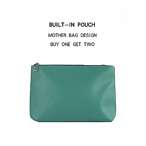 LMKIDS Fashion Woven Purse for Women Top-handle Shoulder Bag All-Match Underarm Bag with Soft Hobo Tote Handbag (Brown)