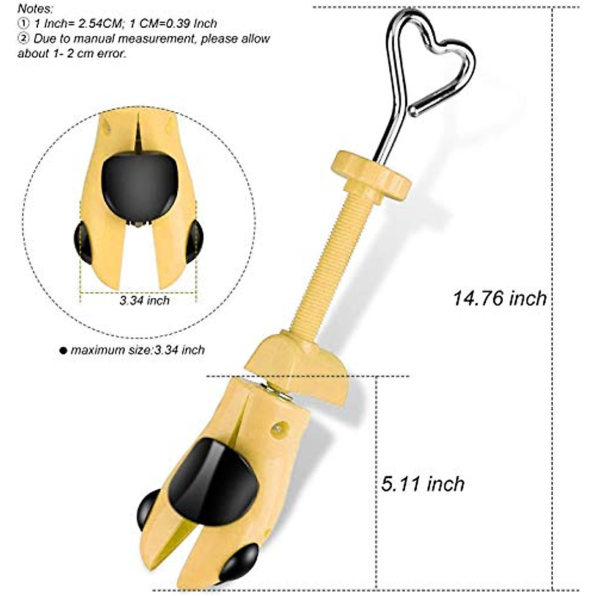 Kids Shoe Stretcher,Shoe Stretcher for Children fit 3-10 Years Old Children,Adjustable Length Width Gifts for Girls Boys