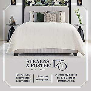 Stearns and Foster Estate, 14.5-Inch Luxury Plush Euro Pillowtop Mattress, California King, Hand Built in the USA