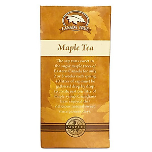 Canada True Maple Tea 25 Tea Bags, 50g (1.75oz), Product of Canada