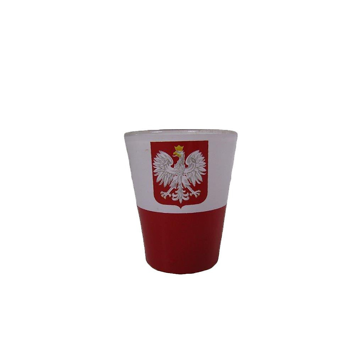 Poland Polish Eagle Crest Shot Glass Drinking Glass