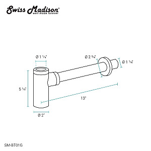 Swiss Madison Well Made Forever SM-BT01G, Gold