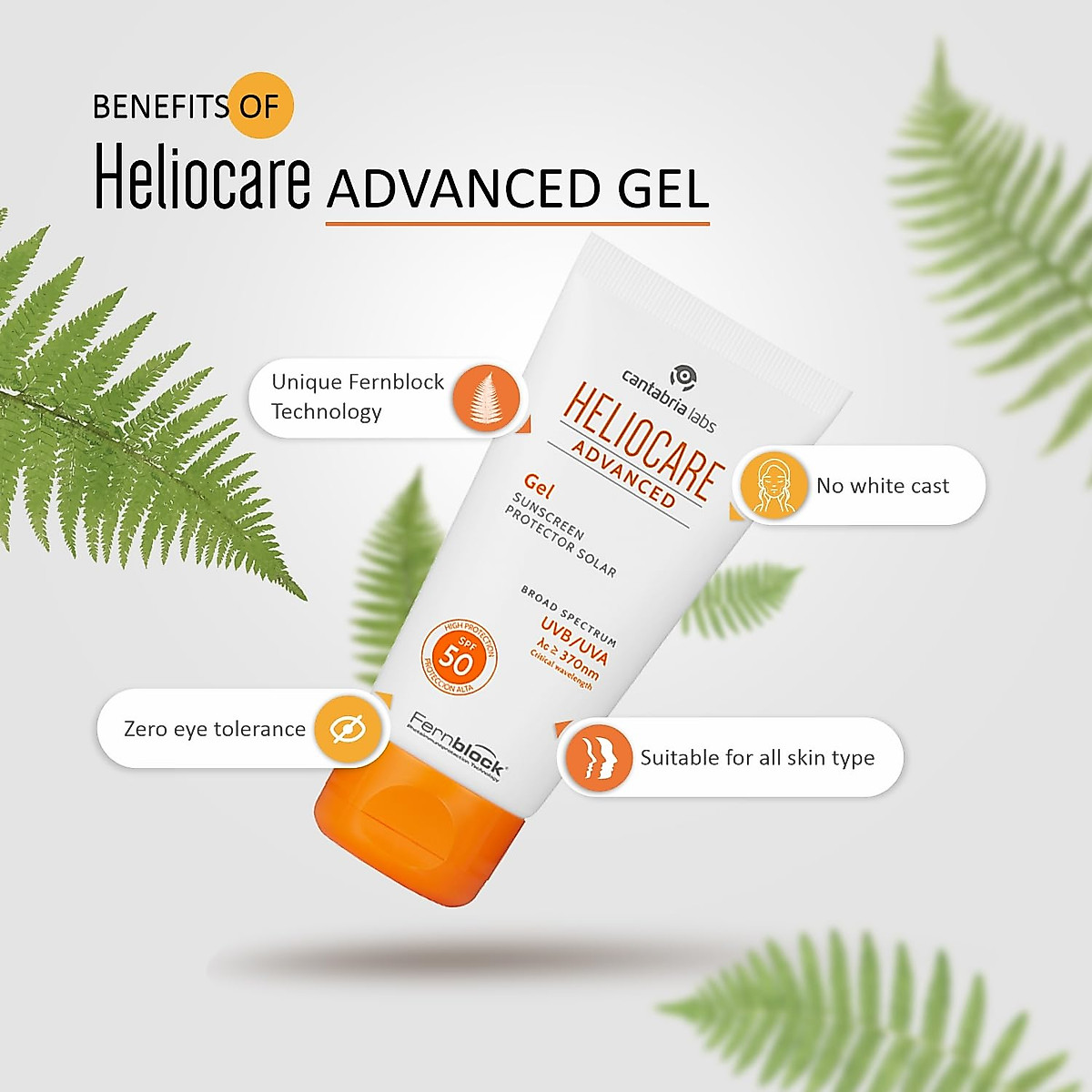 Heliocare SPF 50 Gel 50 Ml.