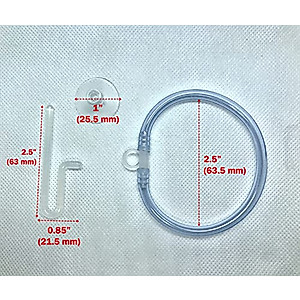 Invisible Feeding Ring (Customizable and Auto-Leveling) Food Portal for Floating Plant Aquariums and Fish Tanks (Standard 2.5" Feeding Ring)