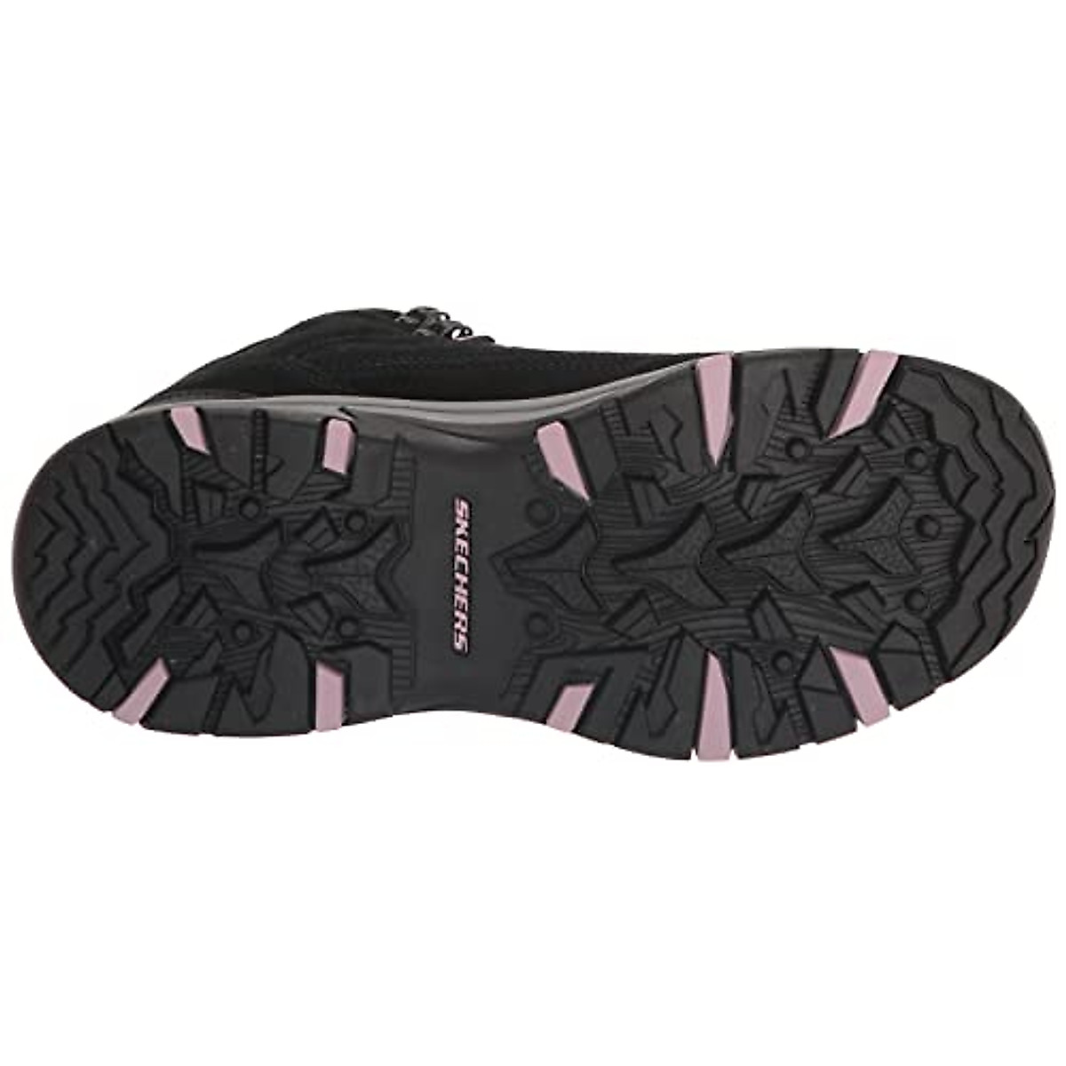 Skechers Sport Women's Women's Trego-Alpine Trail Hiking Shoe, BKLV=Black/Lavendar, 10