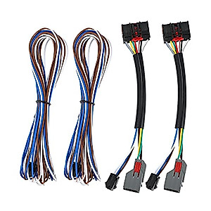 X AUTOHAUX 2 Set Tow Mirrors Wiring Harness Connector 8 Pin to 22 Pin for Ford F150 2015-2019 Trucks Tow Mirror Adapter Mirror Conversion Harness for Turn Signals Puddle Clearance Light