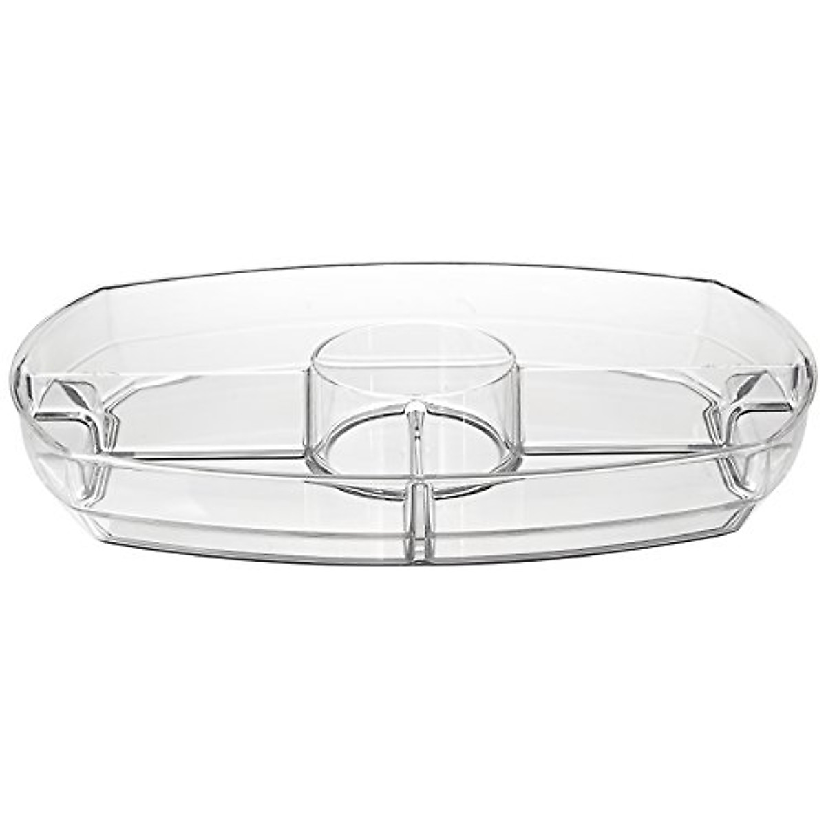 Prodyne SB-5 Flip-Lid Appetizers On Ice, 15", Clear