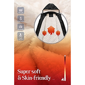 Chrisuno Women's Lightweight Thicken Puffer Coats Warm Parka Padded Winter Hooded Insulated Jacket Overcoat Black XL