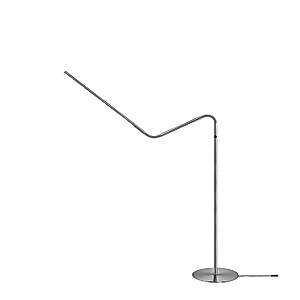 Daylight Company LLC Daylight Company Slimeline 3 led Floor Lamp, Brushed Steel
