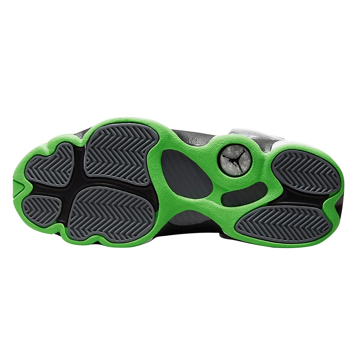 Big Kid's Jordan 6 Rings White/Green Strike-Black (323419 130) - 5