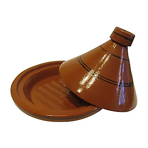 Handmade Authentic Moroccan Berber Ceramic Cooking and Serving Tagine