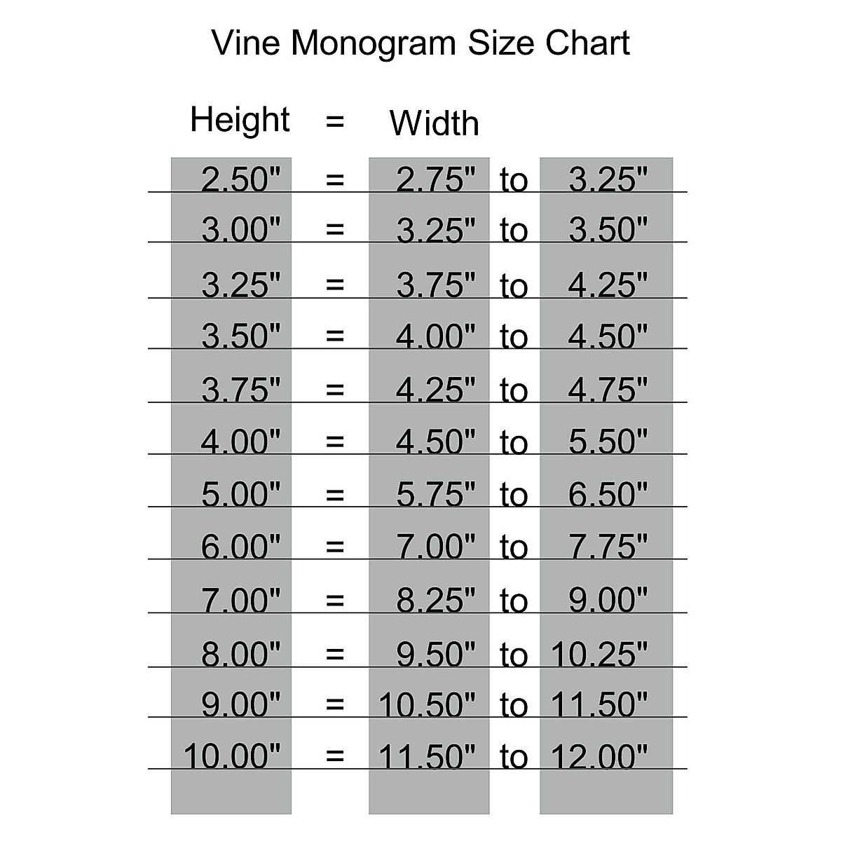 Patterned Vine Monogram Decal Sticker - 20 Pattern Options - for Cups, Tumblers, Laptops, Cars, Etc.