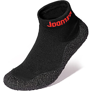 Joomra Minimalist Yoga Shoes Running Size 8 Women with Grippers Gym Breathable Soft Barre Athletic Whitin Sockshoes Men Water Aqua Sneakers Lightweight Trekking Sneaker Black