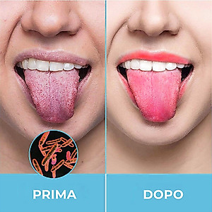 Tongue Scraper for Adults by HOKIN (1Pcs Oral Care Pack) Stainless Steel Tongue Cleaners Reduce Bad Breath 100% Metal Tough Scrapers Men and Women Hygiene