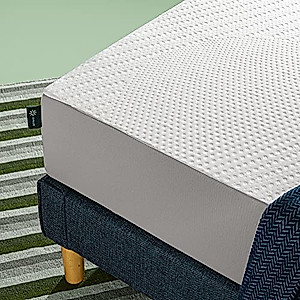 ZINUS Cooling Essential Memory Foam Mattress, Twin, White