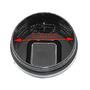 Anbige 2 Packs Replacement Parts Cup with lid, Compatible with Nutri Ninja Blenders BL480 BL482 BL642 NN102 BL682 BL450 BL2013 (2 12oz cup with lid)