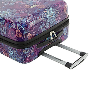 Travelers Club Bella Caronia Deluxe 20", 3 Luggage & Travel Accessories, Jardin, 7 Piece Set