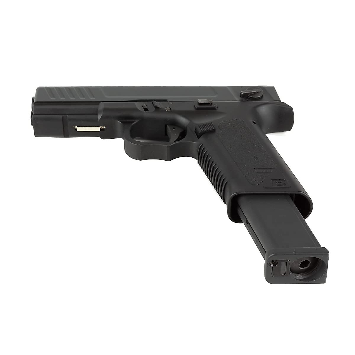 Barra Airguns 009 Full Auto BB Gun Pistol, CO2 Blowback Select Fire Air Pistols, BB Guns for Kids & Adults, 18-Round Drop-Free Magazine, 325 FPS, 177 Caliber BBS