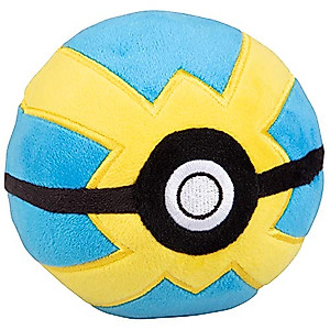 Pokemon Pokéball Plush 5-Pack - Includes Poke, Master, Ultra, Quick, Luxury Ball - Soft Stuffed Poke Balls with Weighted Bottom - 4" Each - Gift for Kids, Ages 2+