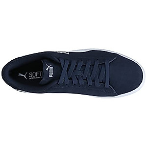 PUMA mens Smash V2 Sneaker, Peacoat/White, 10.5 US